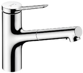 Hansgrohe Zesis M33 - Dřezová baterie 150, s výsuvnou sprškou, sBox lite, chrom 74803000