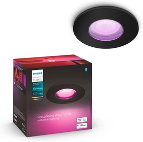 Stropní světlo philips hue xamento bodové černá