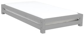 Benlemi Jednolůžková postel JAPA Zvolte barvu: Tmavě šedá, Zvolte rozměr: 120 x 200 cm