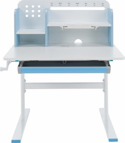 Rostoucí psací stůl SMART - modrá / bílá