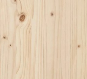 vidaXL Rám postele masivní dřevo 100 x 200 cm [3100647] Barva: Bílá