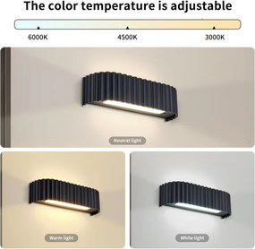 BRILAGI - LED Nást. svít. FALCON MODERN LED/10W/230V 30 cm 3000/4500/6000K černá