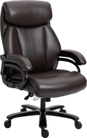 Kancelářská židle Vinsetto manažerská židle herní židle ergonomicky výškově nastavitelná s funkcí houpání, silné čalounění s nosností až 180 kg |