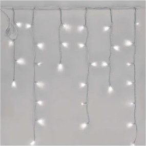 Propojovací vánoční řetěz bez zdroje EMOS Connecting D1CC02 ZY2001 100LED krápníky 2,5x0,9m studená bílá blikající