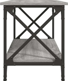 vidaXL Odkládací stolek 55 x 38 x 45 cm kompozitní dřevo [823330] Barva: hnědý dub