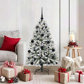 Umělý vánoční stromeček 120 cm 150 LED Teplá bílá PVC a ocel 3395731