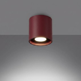 Sollux Lighting Stropní svítidlo ORBIS 1 bordó