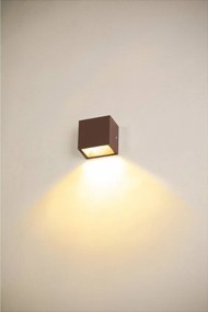 LA 1005150 SITRA S WL SINGLE venkovní LED nástěnné přisazené svítidlo rezavé CCT switch 3000/4000 K - BIG WHITE (SLV)