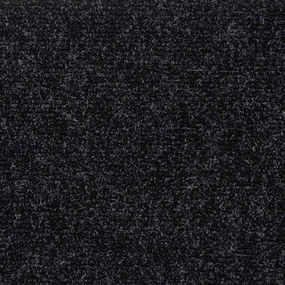 Schodové rohože samolepicí 15 ks 60 x 25 cm černé obdélníkové 326914