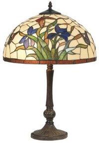 Stolní lampa Elanda v Tiffany stylu, 62 cm