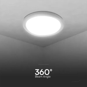 LED Stmívatelné stropní svítidlo LED/60W/230V 3000-6500K 49,2 cm bílá + DO