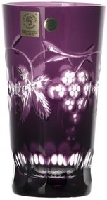 Sklenička Grapes, barva fialová, objem 320 ml
