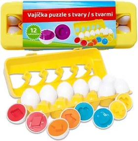 SPARKYS Vzdělávací vajíčka s tvary / Sada 12 ks / od 3 let