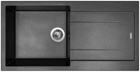 Granitový dřez Sinks AMANDA 990 Metalblack