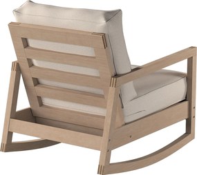 Potah na křeslo IKEA Lillberg barva šedá látka pletený vzor