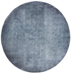 Koberec LINEN DARK BLUE - kulatý 200x200 cm