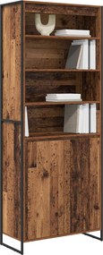 Vysoké skříně Staré dřevo 79 x 36 x 200 cm Kompozitní dřevo 3403044