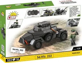 COBI 2657 II WW Sd.Kfz. 222, 1:28, 502 k, 1 f