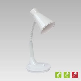 Prezent Lampa PAPAGENO 1xE27/15W, WHITE TABLE 26013