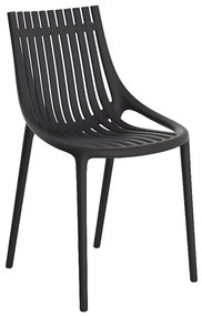 VONDOM Černá plastová zahradní židle IBIZA