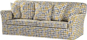 Potah na pohovku IKEA  Tomelilla rozkládací barva modrá látka pletený vzor, vzorované