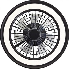 Brilliant G99280/06  Stmívatelné LED svítidlo PALMERO &amp; reverzní VENTILÁTOR + funkce LED