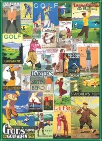 EUROGRAPHICS Puzzle Světový golf / 1000 dílků / 48,9 × 67,6 cm