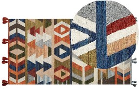 Kelimový koberec 80 x 150 cm vícebarevný KAGHSI Beliani