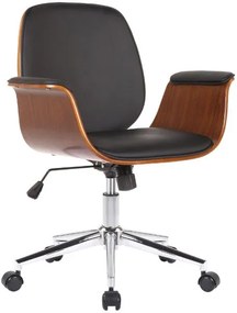 Kancelářská židle Mina ořech/černá