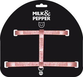 MILK&PEPPER Postroj pro kočky Stardust Rose