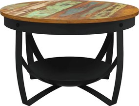 Konferenční stolek Ø 68 x 43 cm masivní recyklované dřevo 320796