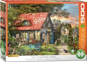 EUROGRAPHICS Puzzle Vesnická kůlna XL / 500 dílků / 68 x 48 cm