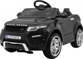 Ramiz Elektrické autíčko Rapid Racer pro děti, černé SUV + dálkové ovládání
