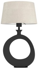 Eglo 390423 - Stolní lampa DIEZMA 1xE27/60W/230V 52,5 cm černá/krémová