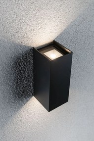 P 94326 Venkovní nástěnné svítidlo Flame 2x2,8W IP44 3.000K antracit 230V - PAULMANN
