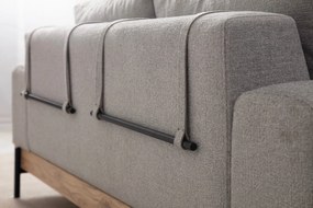 Hanah Home Třímístná pohovka ETI dub šedá 220 cm
