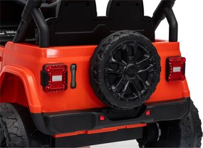 LEAN Toys Oranžové vozidlo na akumulátor DK-JWR558