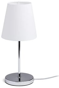 RENDL R14047 NYC/CONNY stolní lampa, dekorativní Polycotton bílá/chrom