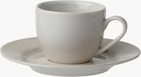 Sada šálků na espresso's podšálky Elements, 4 díly