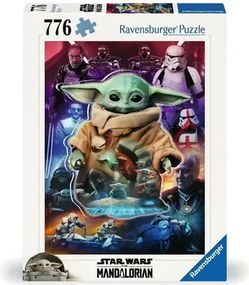 RAVENSBURGER Puzzle Star Wars Mandalorian: Groguho cesta / 776 dílků /