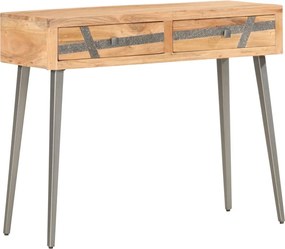 vidaXL Konzolový stolek 90 x 30 x 75 cm masivní akáciové dřevo [286549]