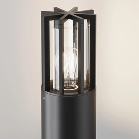 M O453FL-01GF Venkovní stojací svítidlo Barrel E27 15W černý hliník IP54  - MAYTONI