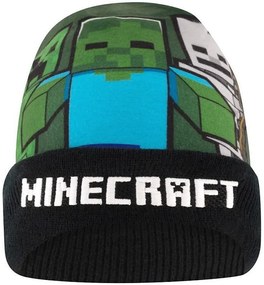 Teplá čepice Minecraft - Creeper Zombie a Skeleton, 56