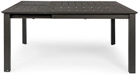 BIZZOTTO Rozkládací zahradní stůl KONNOR 160x110-160 cm antracit 0662756
