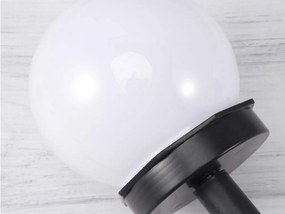 Verk Group 4x solární zahradní lampy bílé kuličkové bílé s rozsvícením 10 cm