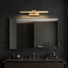 Toolight APP1864-1W, koupelnová LED svítilna, 600 mm, broušená ocel, OSW-66020