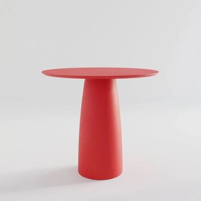 Lakovaný jídelní stůl kruh D850mm Red RAL 3001