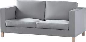 Potah na pohovku IKEA  Karlanda rozkládací, krátký barva šedá látka sametová