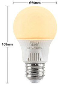 LED žárovka E27 A60 7W bílá 3 000K sada 10 ks