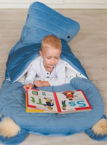 Kinder Hop Spací pytel s oušky pro kojence i starší děti DREAM CATCHER tmavě modrý Zvolte rozměr: 170x75 cm